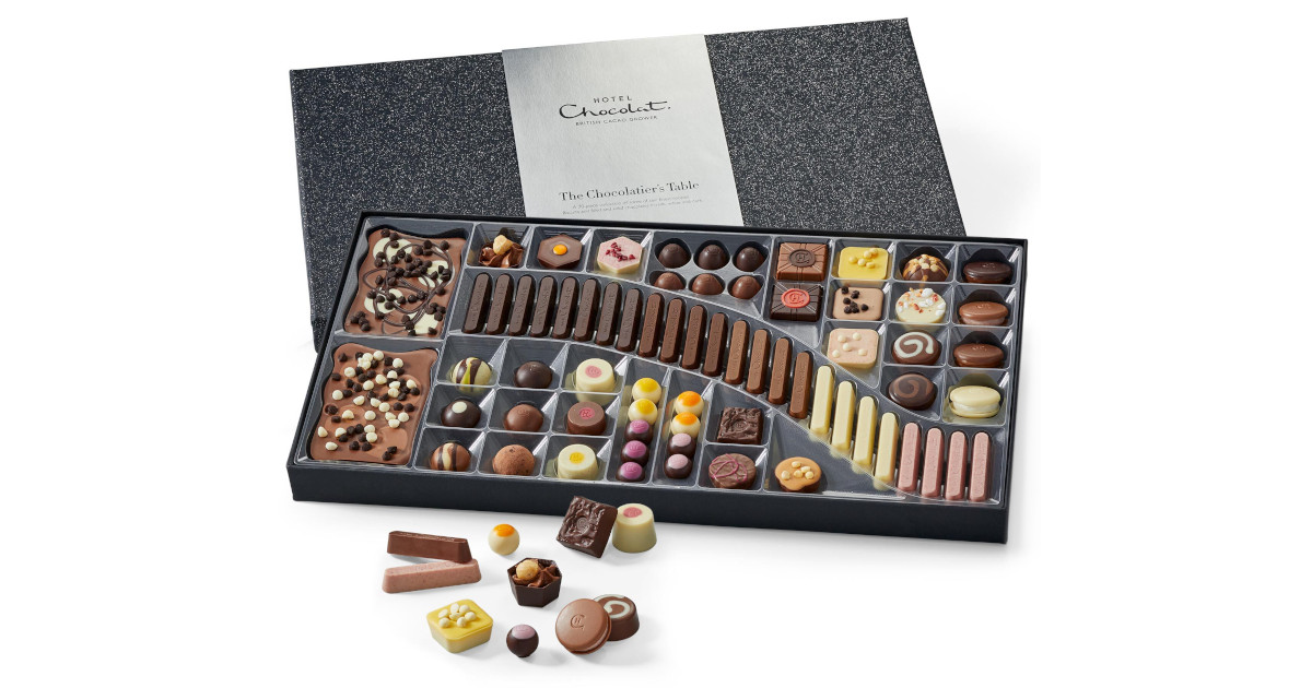 Hotel Chocolat The Chocolatier´s Table Luxury Chocolate Box | Chocolate ...