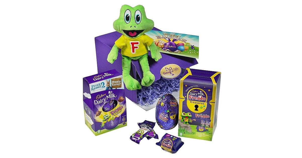 Cadbury Dairy Milk Freddo Treasures Egg Hamper | choc-o-holic