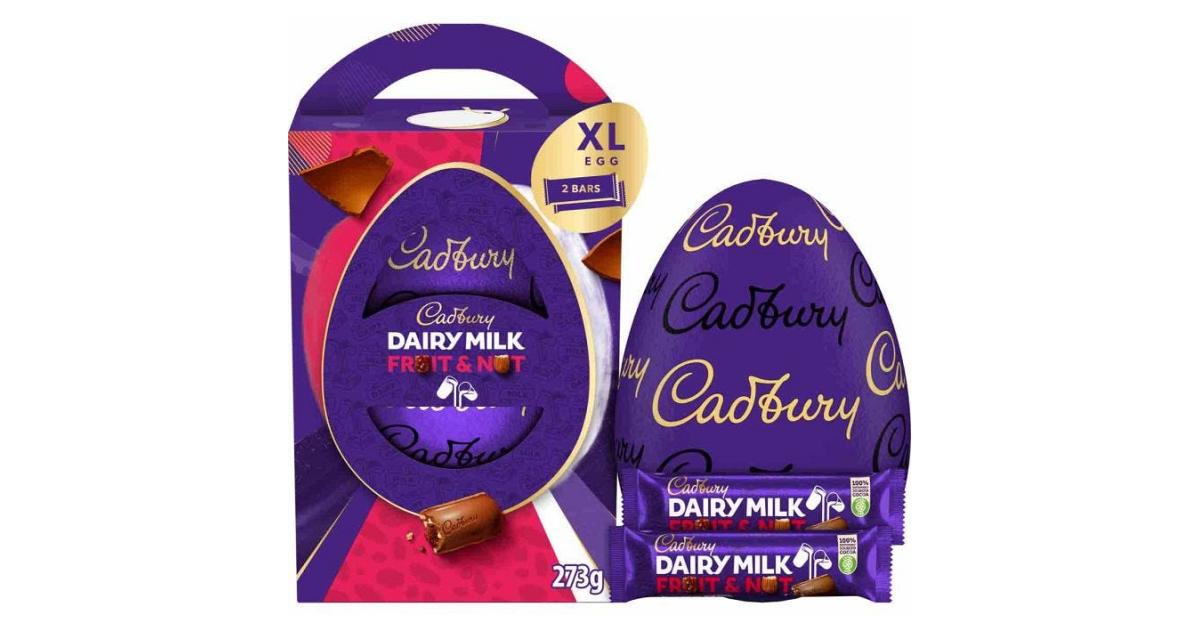 Cadbury Dairy Milk Fruit & Nut XL Chocolate Easter Egg | choc-o-holic
