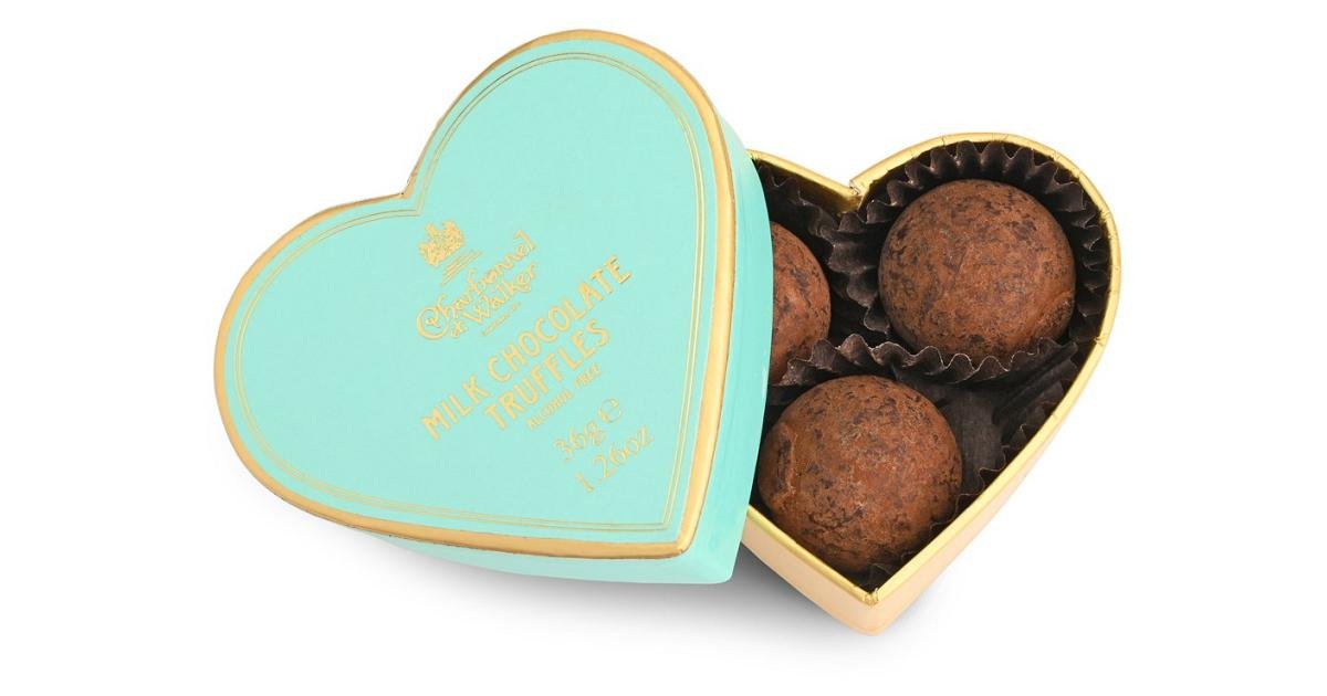 Charbonnel et Walker Milk Chocolate Truffles Mini Heart Shaped ...