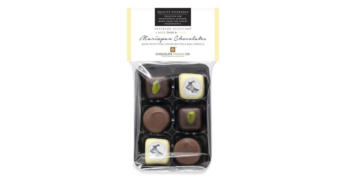 Chocolate Trading Co. Superior Selection 6 Assorted Marzipan Chocolates ...