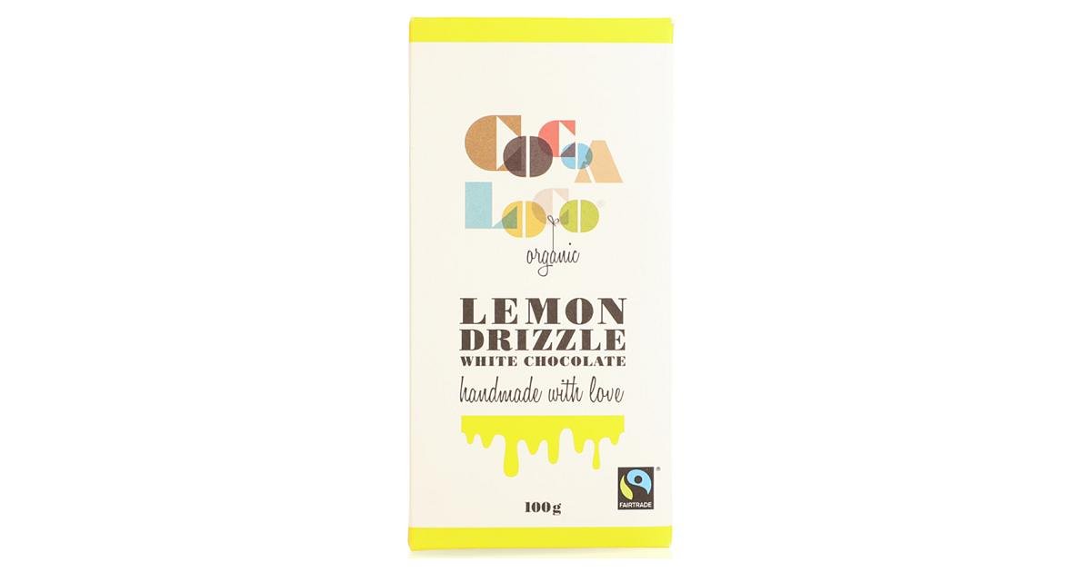Cocoa Loco Lemon Drizzle White Chocolate Bar 100g | choc-o-holic