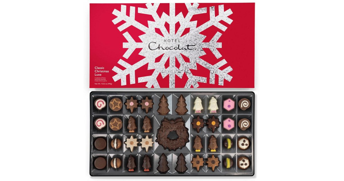 Hotel Chocolat Extra Large Sleekster Luxe Christmas Chocolate Box ...