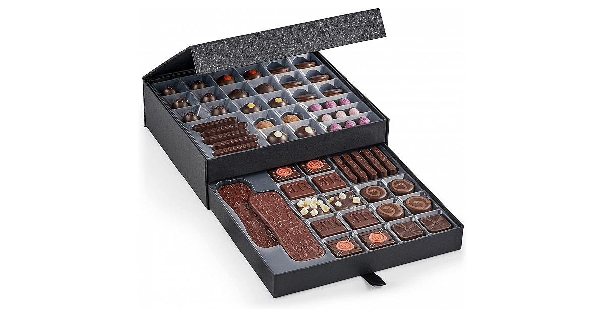 Hotel Chocolat The Dark Signature Cabinet Luxury Chocolate Box | choc-o ...
