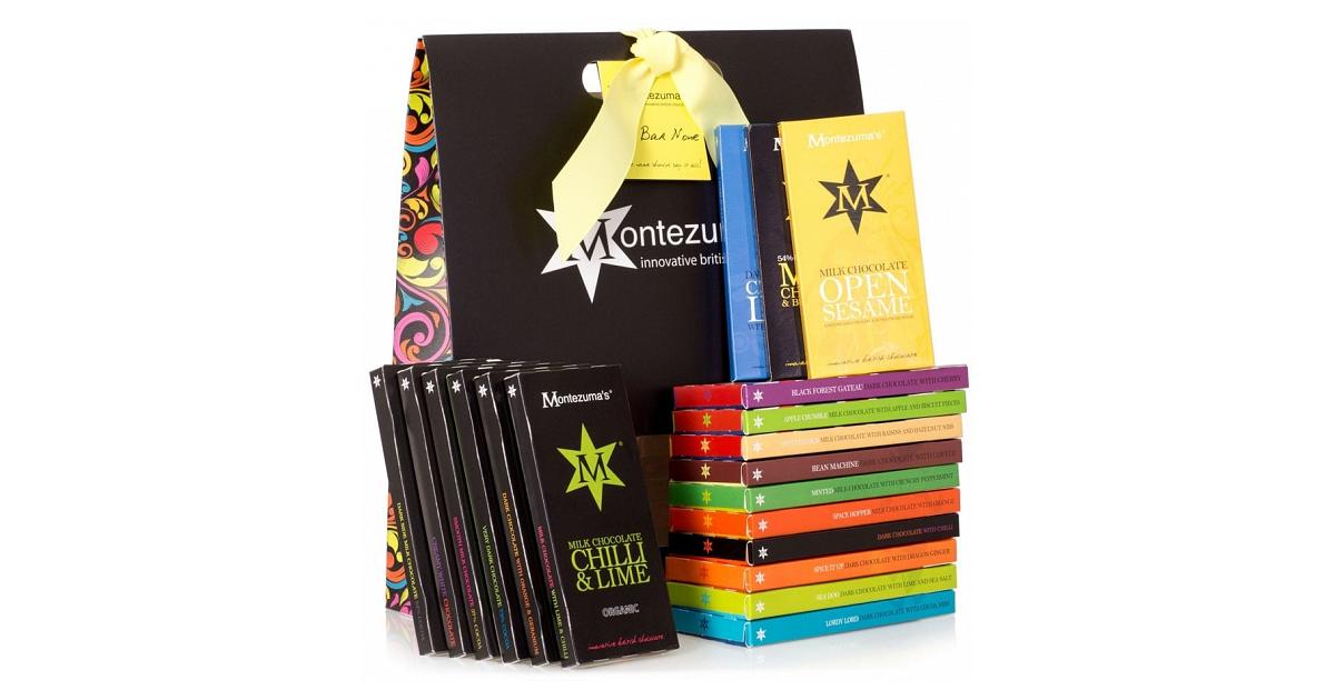 Montezuma's "All Bar None" Chocolate Bar Gift Bag | choc-o-holic