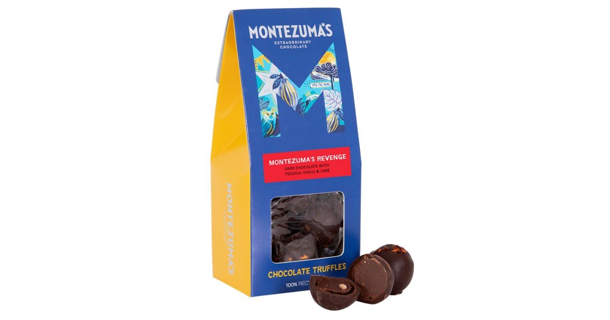 Montezuma's Revenge Chilli, Lime & Tequila Dark Chocolate Truffles ...