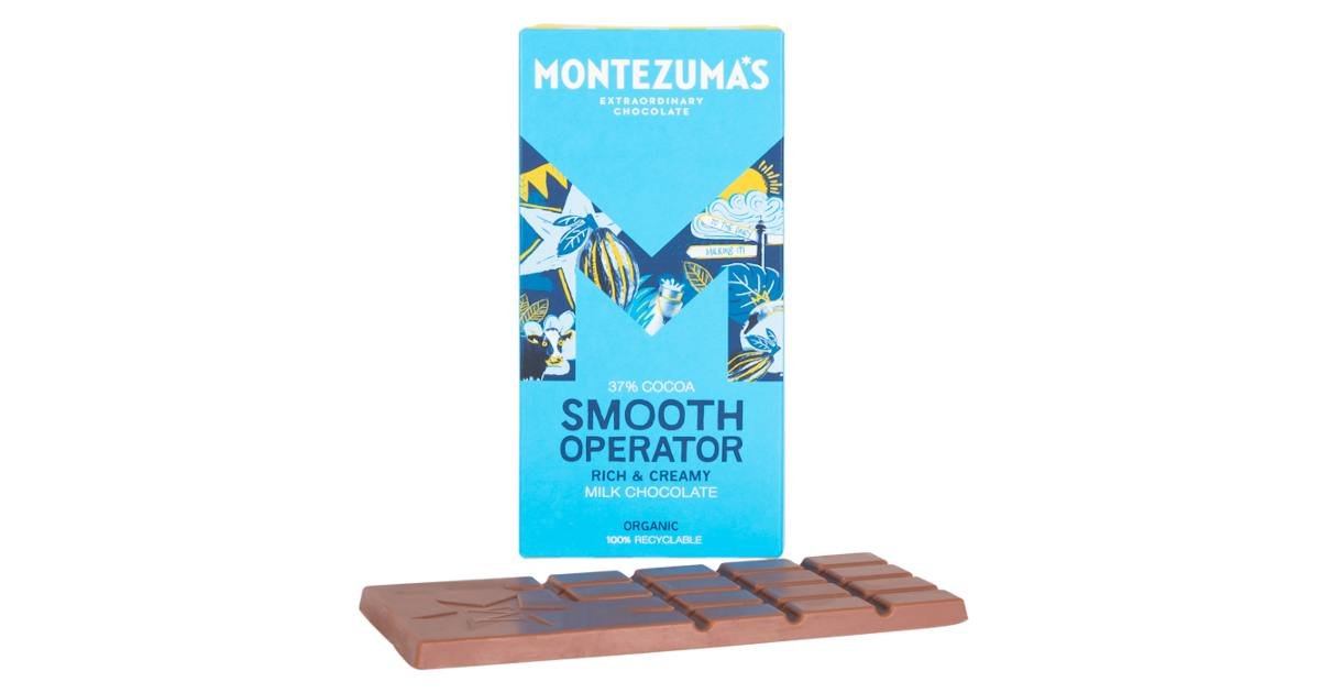 Montezuma's Smooth Operator 37% Cocoa Milk Chocolate Bar 90g | choc-o-holic