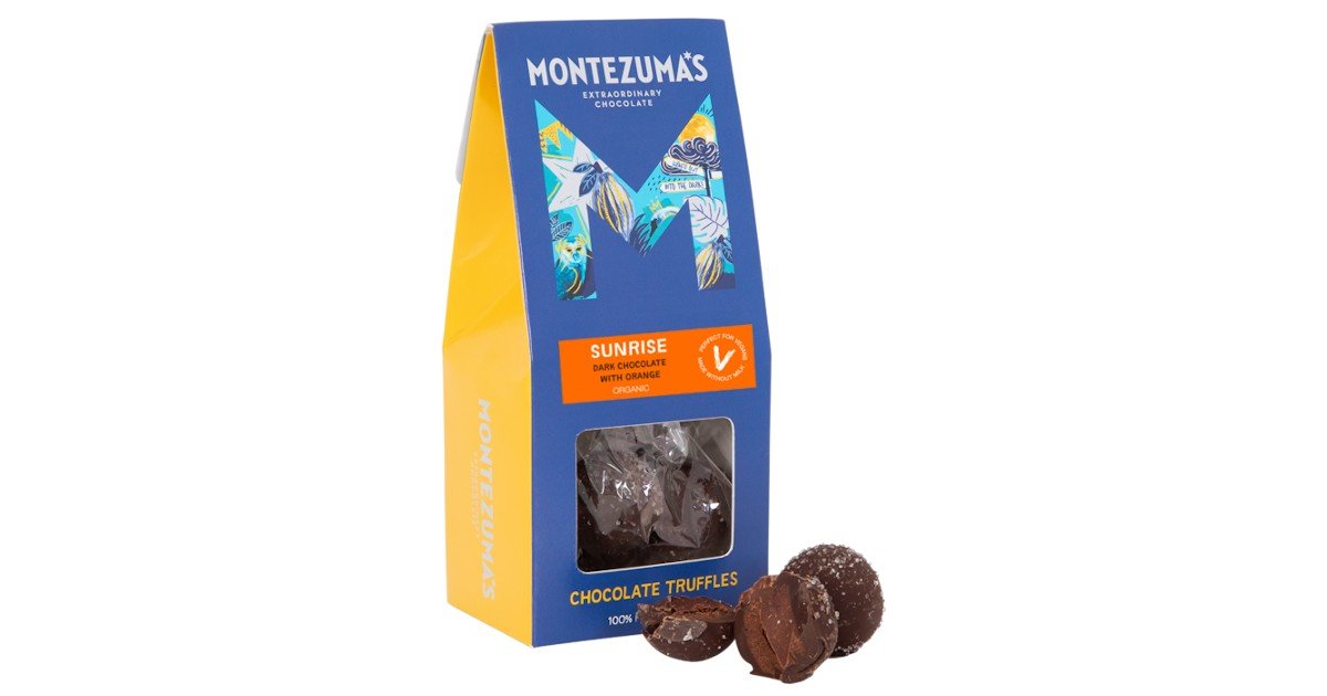 Montezuma's Sunrise Orange Dark Chocolate Truffles | choc-o-holic