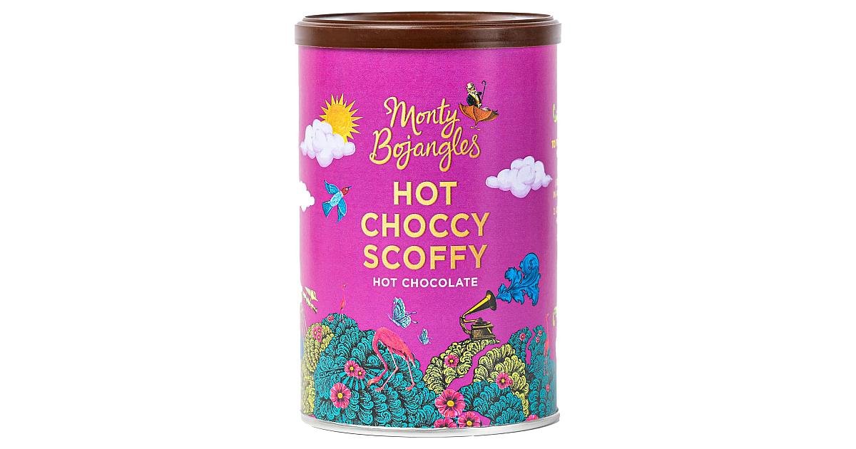 Monty Bojangles Hot Choccy Scoffy Hot Chocolate 250g | choc-o-holic