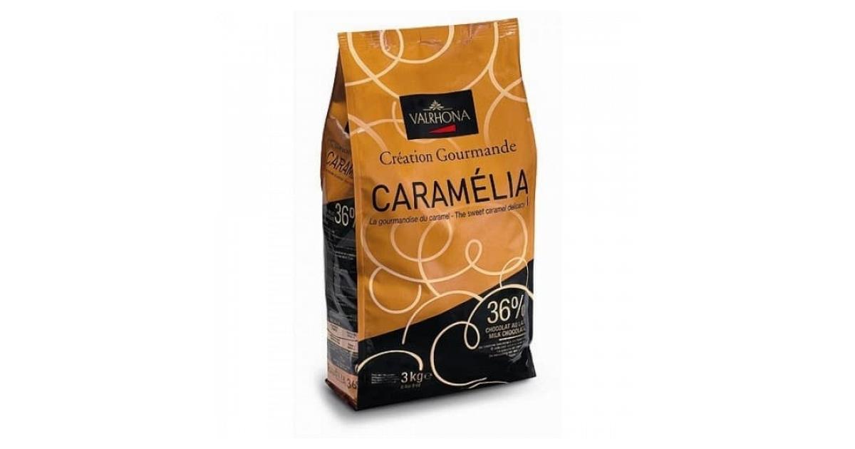 Valrhona Caramelia 36% Milk Chocolate Chips 3kg | choc-o-holic