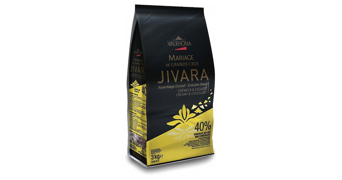VALRHONA Jivara 40% Cocoa Chocolate Couverture Chips 3kg | choc-o-holic