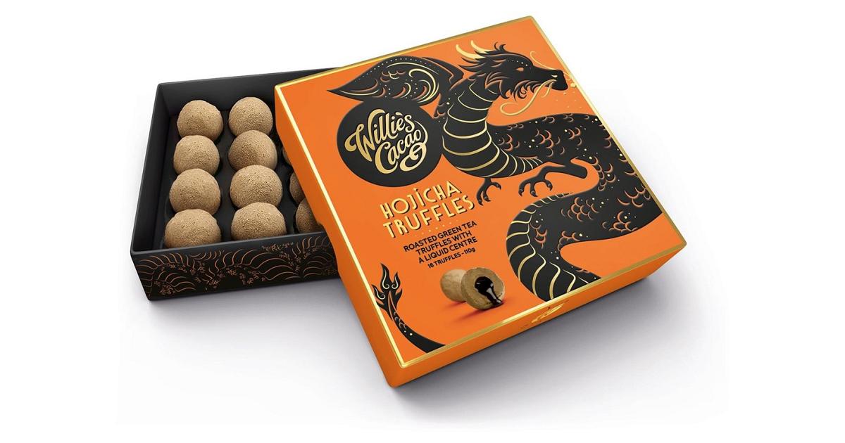 Willie’s Cacao Hojicha Truffles Roasted Green Tea Chocolate Truffles ...