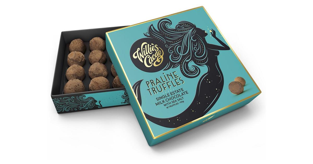 Willie’s Cacao Praline Truffles Single Estate Milk Chocolate Chocolate ...