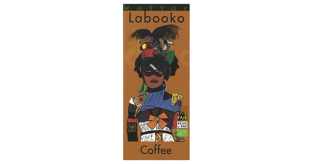 zotter Labooko Coffee Milk Chocolate Bar 70g | choc-o-holic